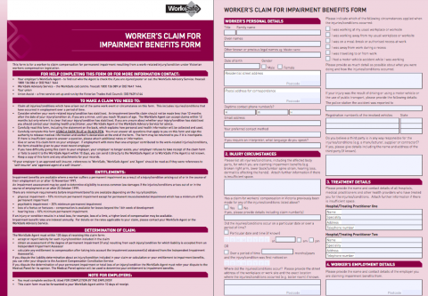 All about WorkCover impairment claims - The Work Injury Site