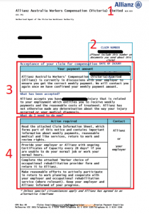 WorkCover claim acceptance letter - The Work Injury Site