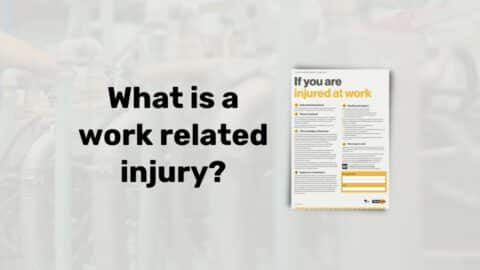 What qualifies as a work related injury? - The Work Injury Site