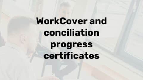 What is a WorkCover progress certificate? - The Work Injury Site
