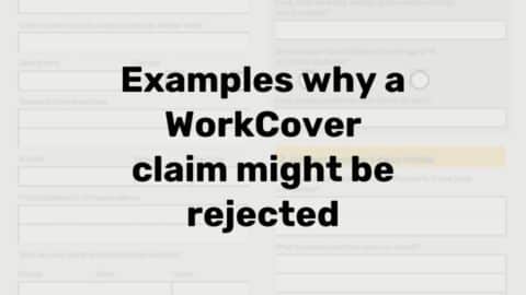 Examples of WorkCover claims rejected - The Work Injury Site